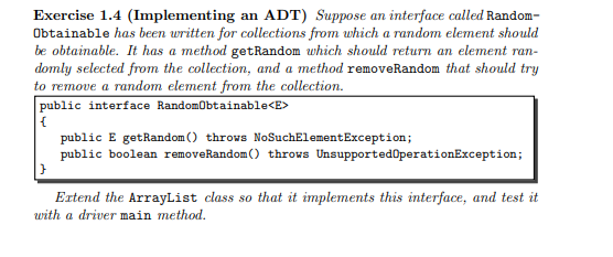 Solved Exercise 14 Implementing An Adt Suppose An 