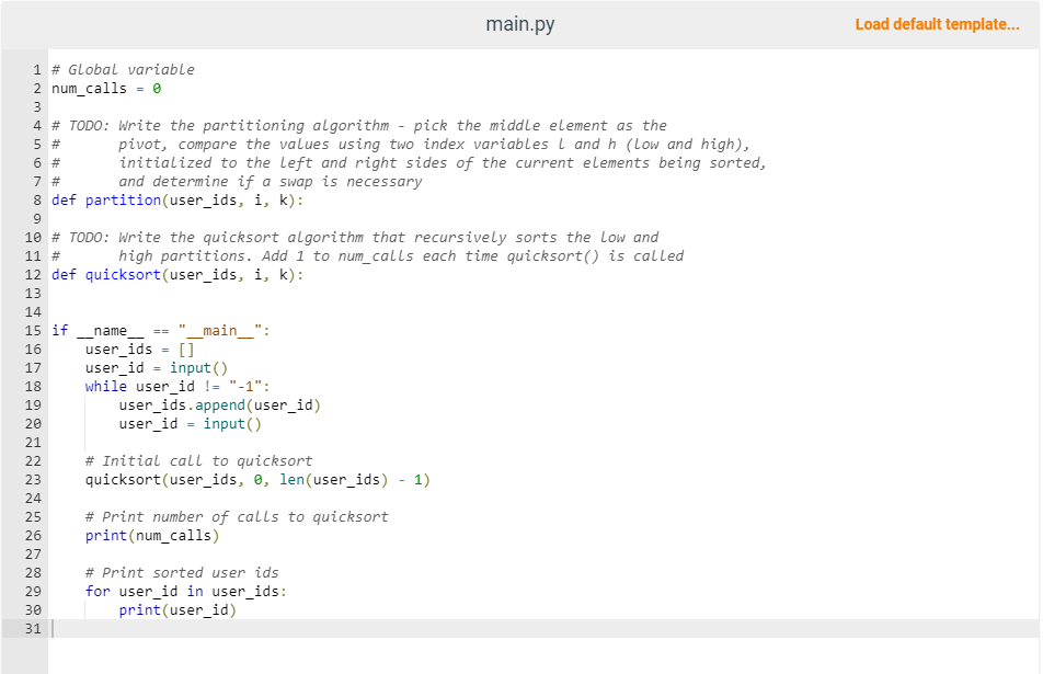 Solved Given Code That Reads User Ids Until 1 Complete 