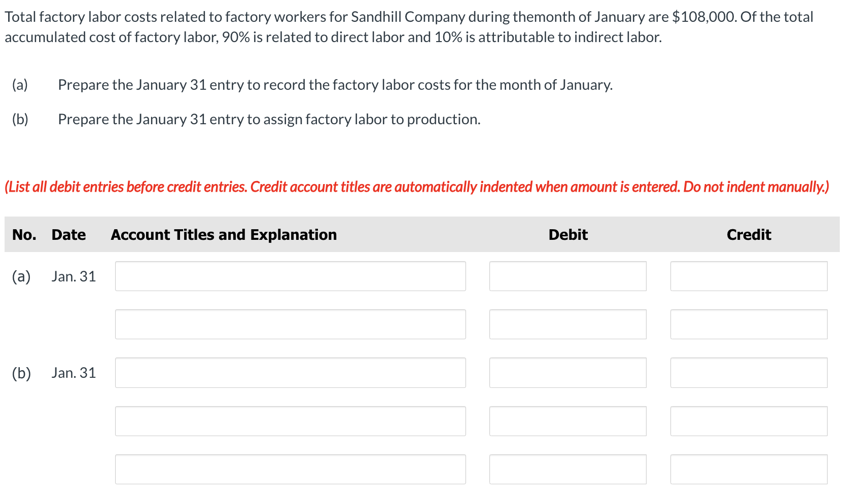 Solved Total factory labor costs related to factory workers | Chegg.com