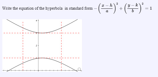 Solved 2 2 Write the equation of the hyperbola in standard | Chegg.com