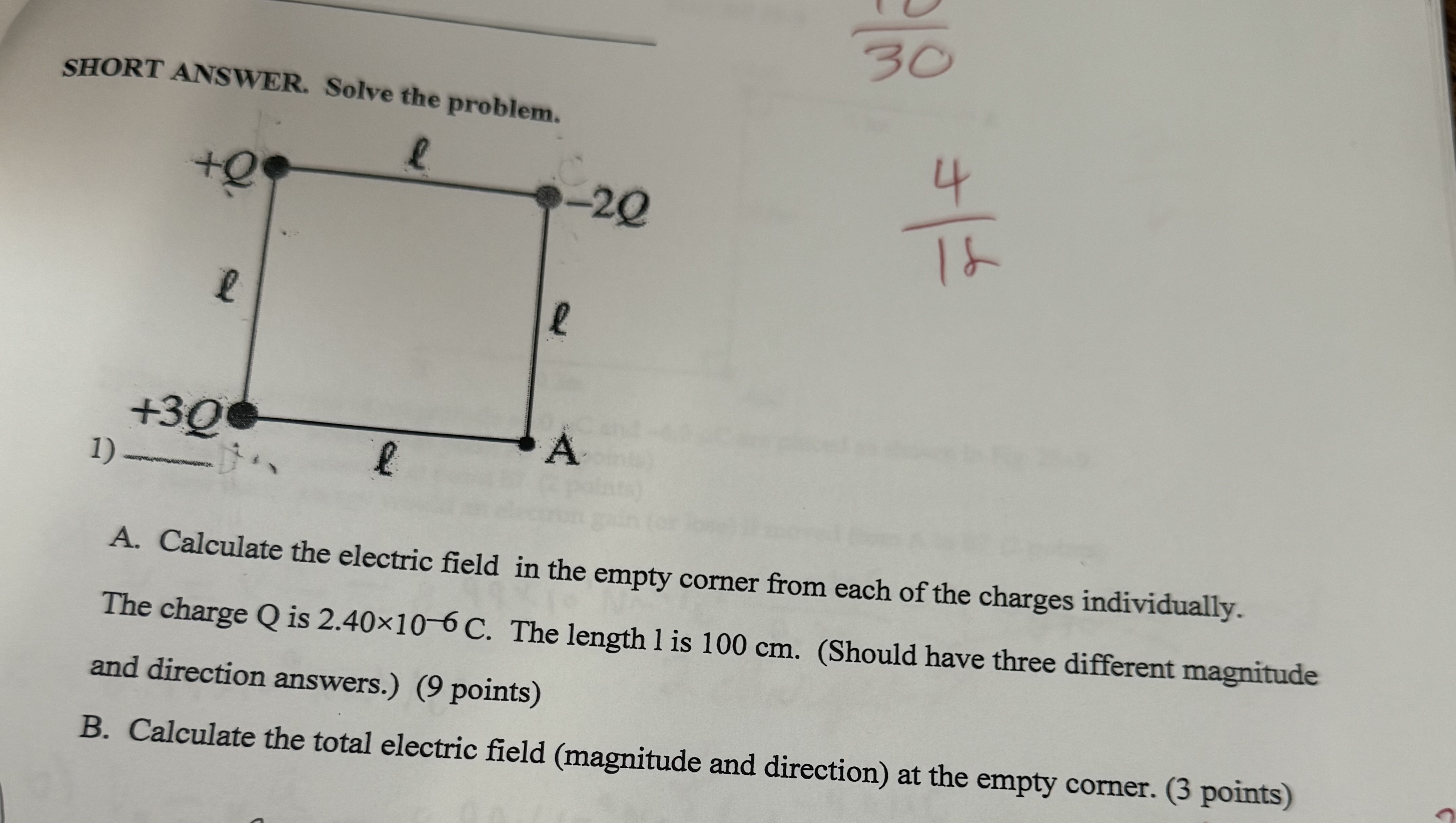 Solved SHORT ANSWER. Solve the problamA. ﻿Calculate the | Chegg.com