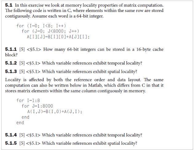 [solved] 5 1 In This Exercise We Look At Memory Loc