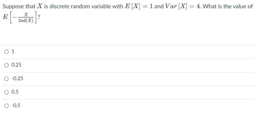 Solved Suppose that X is discrete random variable with | Chegg.com