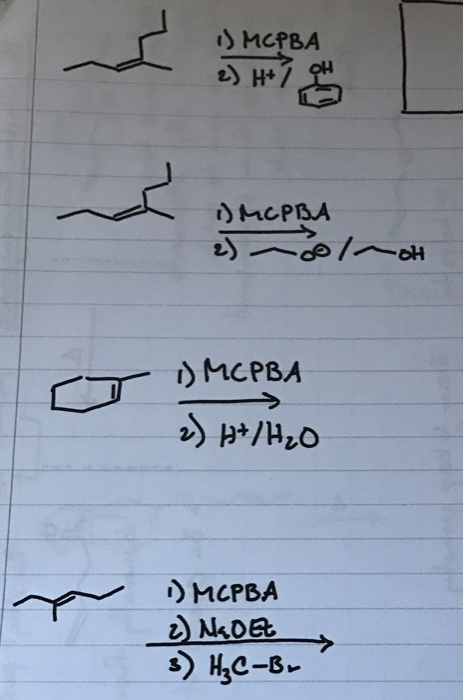 Solved MCPBA ) MCPBA r MCPBA He-s | Chegg.com
