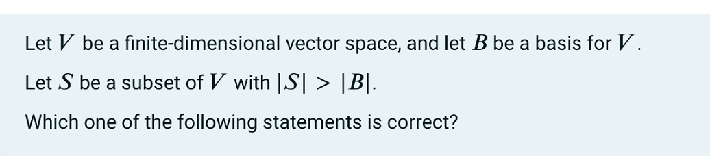 Solved Let V be a finite-dimensional vector space, and let B | Chegg.com