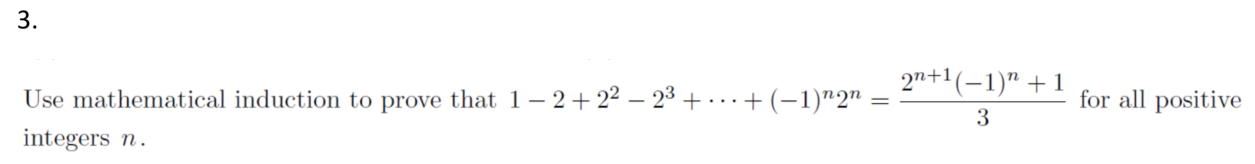 Use mathematical induction to prove that | Chegg.com
