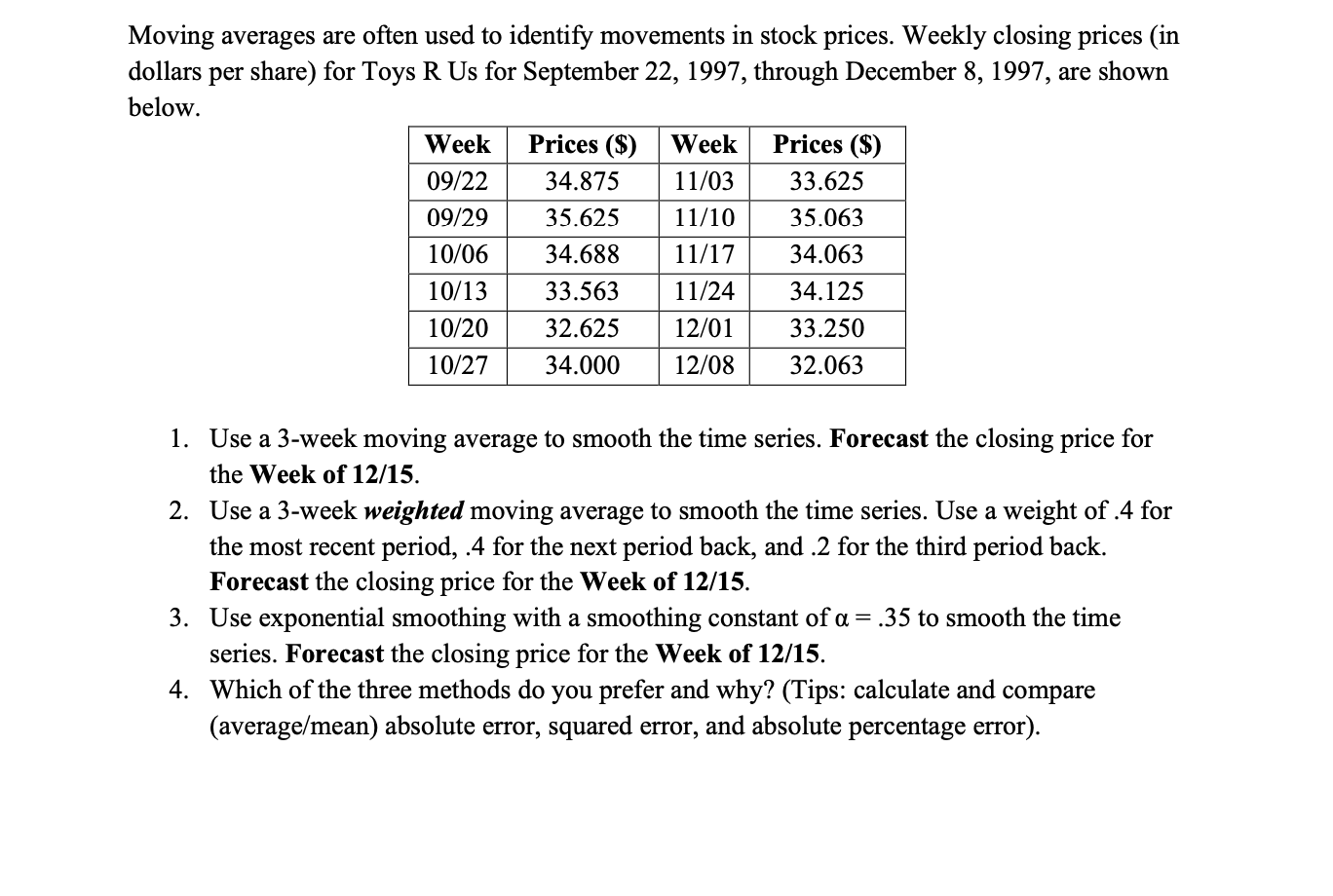 Solved Please help me solve this question given the Excel | Chegg.com