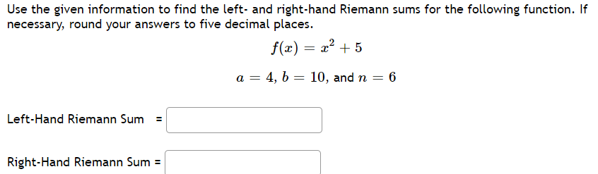 Solved Use the given information to find the left- and | Chegg.com