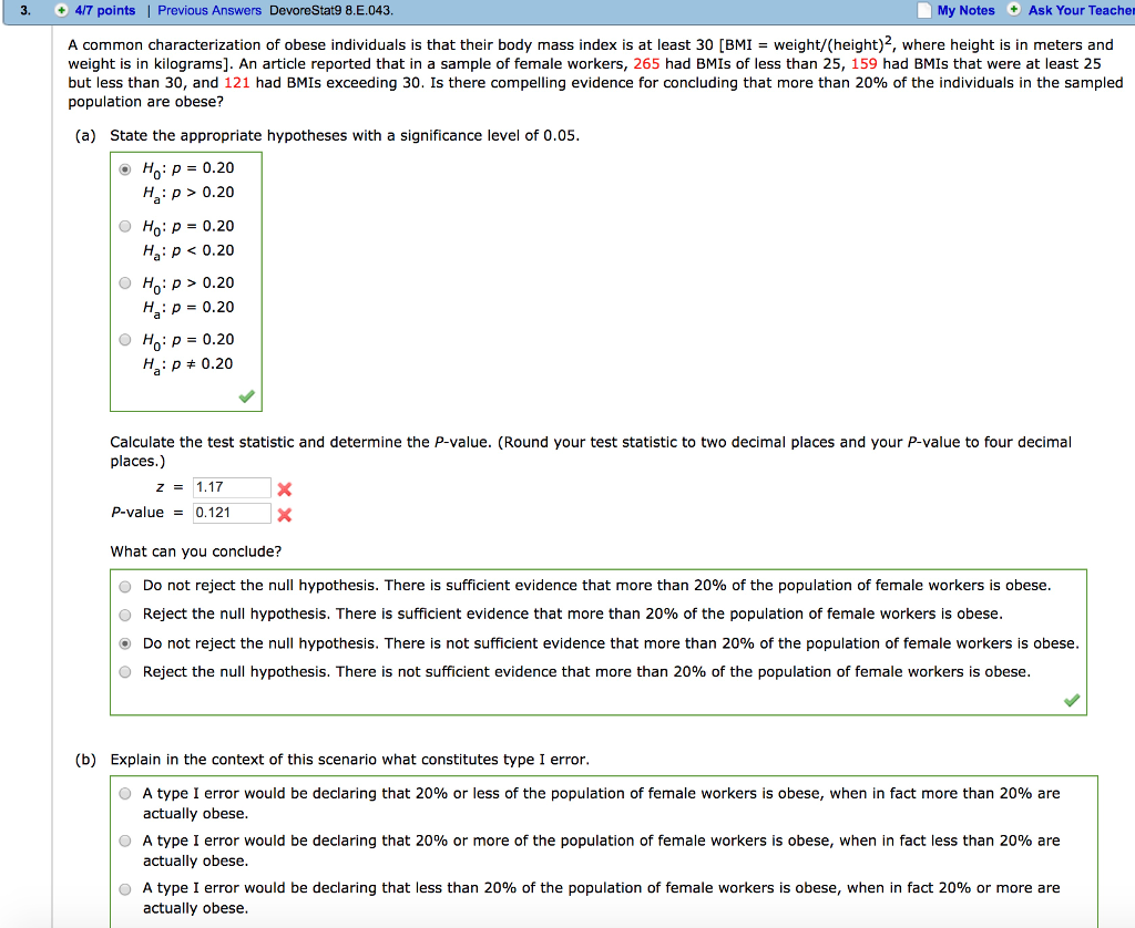 Solved 3. + 4/7 points ! Previous Answers DevoreStat9 8. | Chegg.com