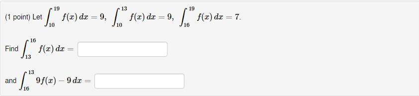 Solved (1 ﻿point) ﻿Let | Chegg.com