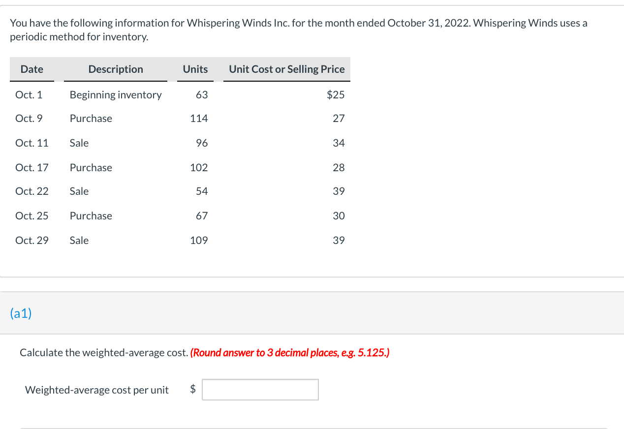 Solved calculate gross profit using LIFO and FIFO and | Chegg.com