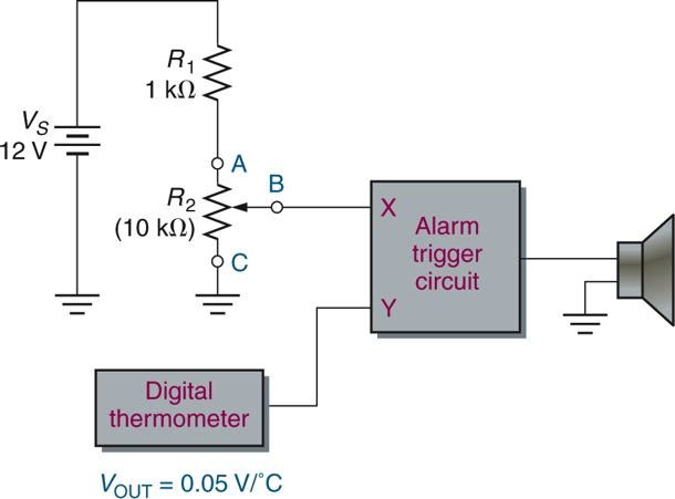 Solved 41. The alarm trigger circuit in Figure 6.59 has the | Chegg.com