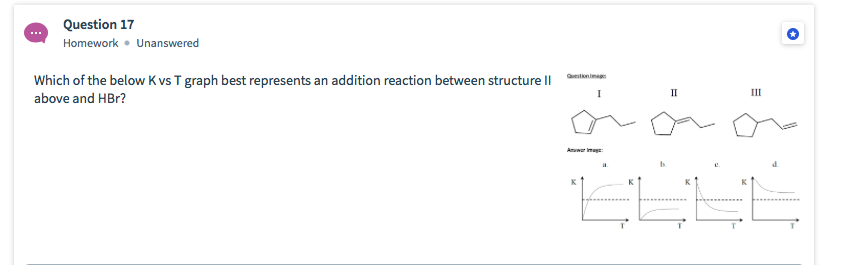 Solved Question 17 Homework • Unanswered Which of the below | Chegg.com