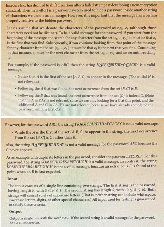 Solved Insecure Inc, has decided to shift directions after a | Chegg.com