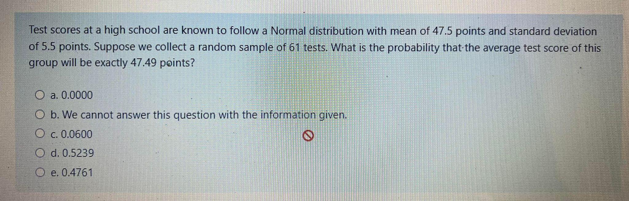 Solved Test scores at a high school are known to follow a | Chegg.com