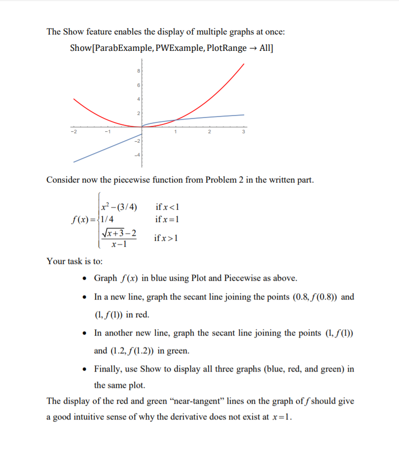 Problem 1 (6 points): Mathematica has powerful | Chegg.com