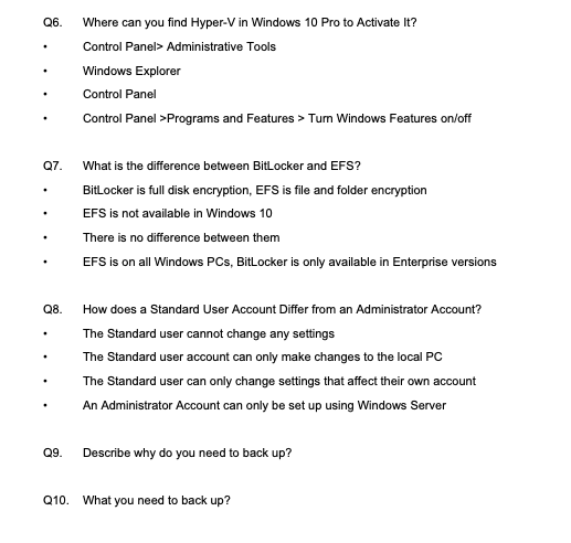 Solved IFT 201 - Computer and Network Systems: Organization | Chegg.com