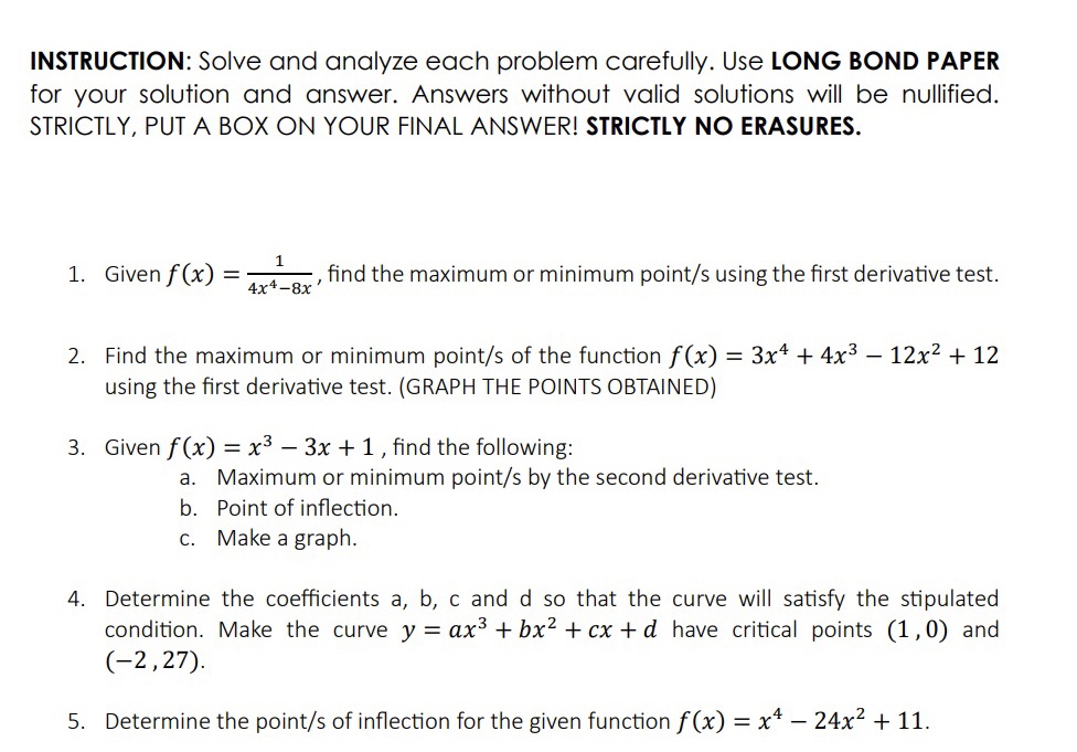 Solved INSTRUCTION: Solve and analyze each problem | Chegg.com