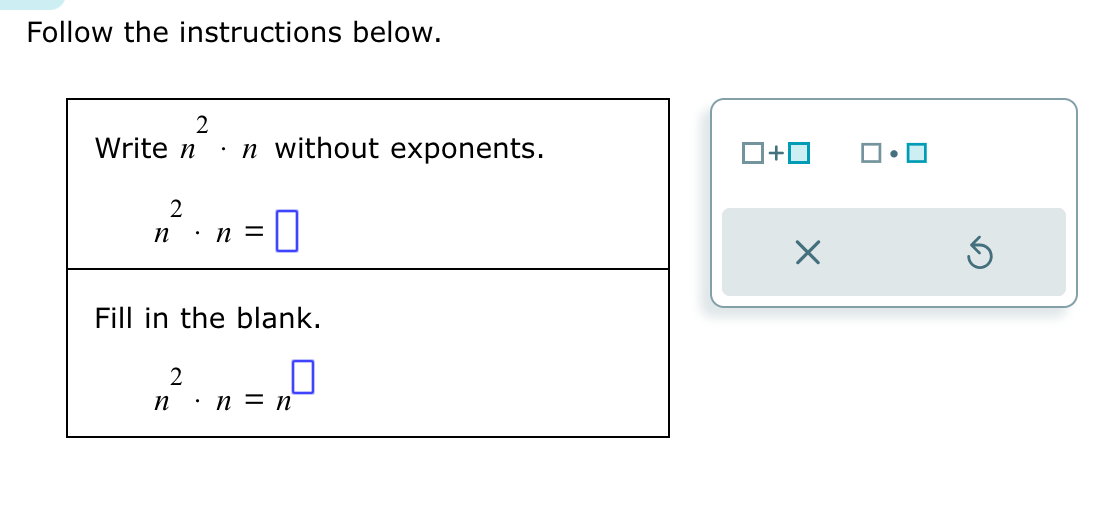 Solved Follow the instructions below.Write n2*n ﻿without | Chegg.com