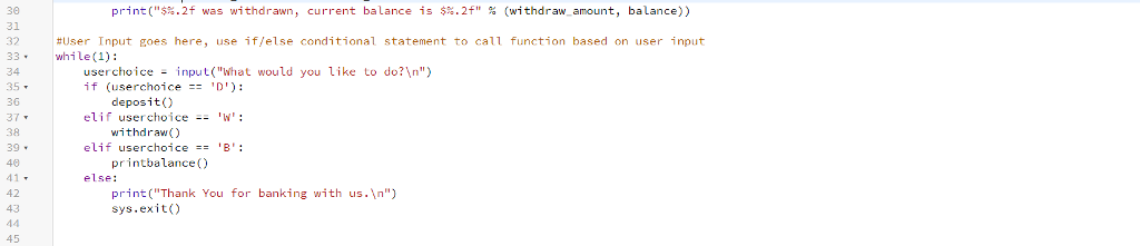 Solved The Challenge Is To Write A Basic Atm Script For
