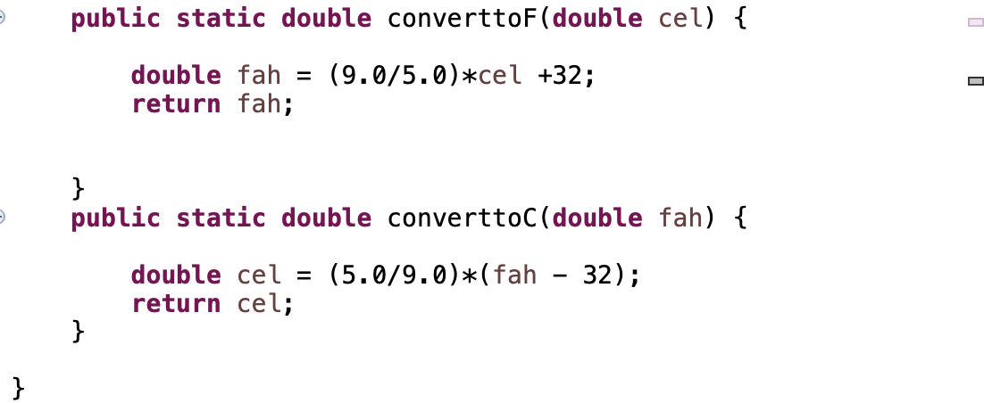 Solved 1. Write a Java program that converts Fahrenheit to | Chegg.com
