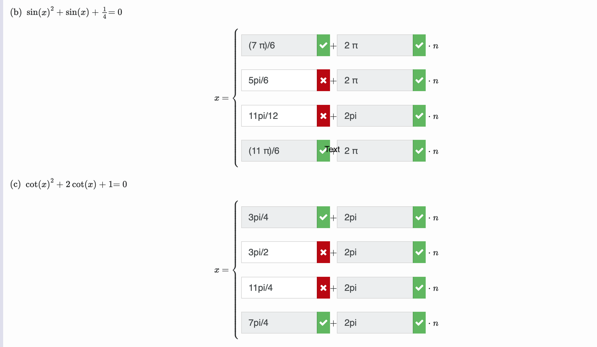 Solved Remembering that if you have something of the form | Chegg.com