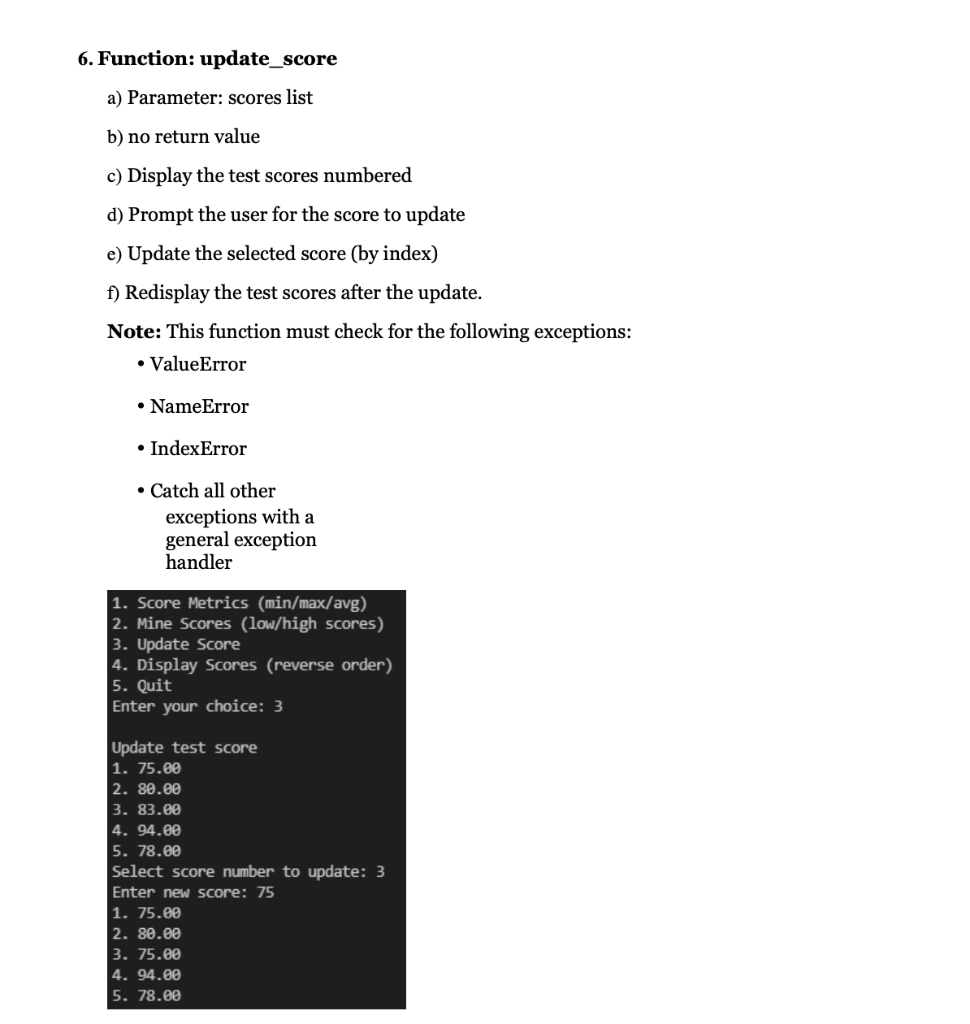 CMSY 156 - Lab 7 Lists (50 points) Objective: Store | Chegg.com