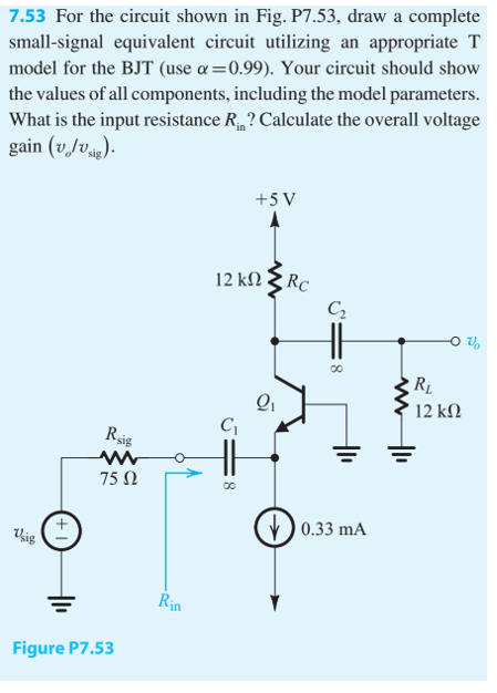 Solved 7.53 For the circuit shown in Fig. P7.53, draw a | Chegg.com