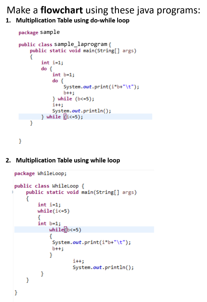 Solved package Sample public class sample_laprogram public | Chegg.com