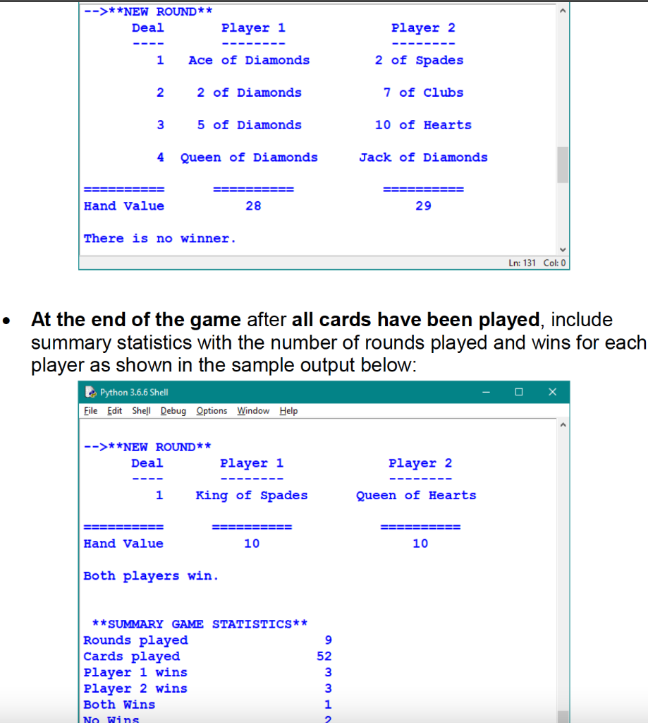 Solved Blackjack Simulation (PYTHON // DO NOT CREATE A CLASS | Chegg.com