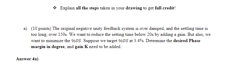 Problem 4 (total 35 points) Consider a negative unity | Chegg.com