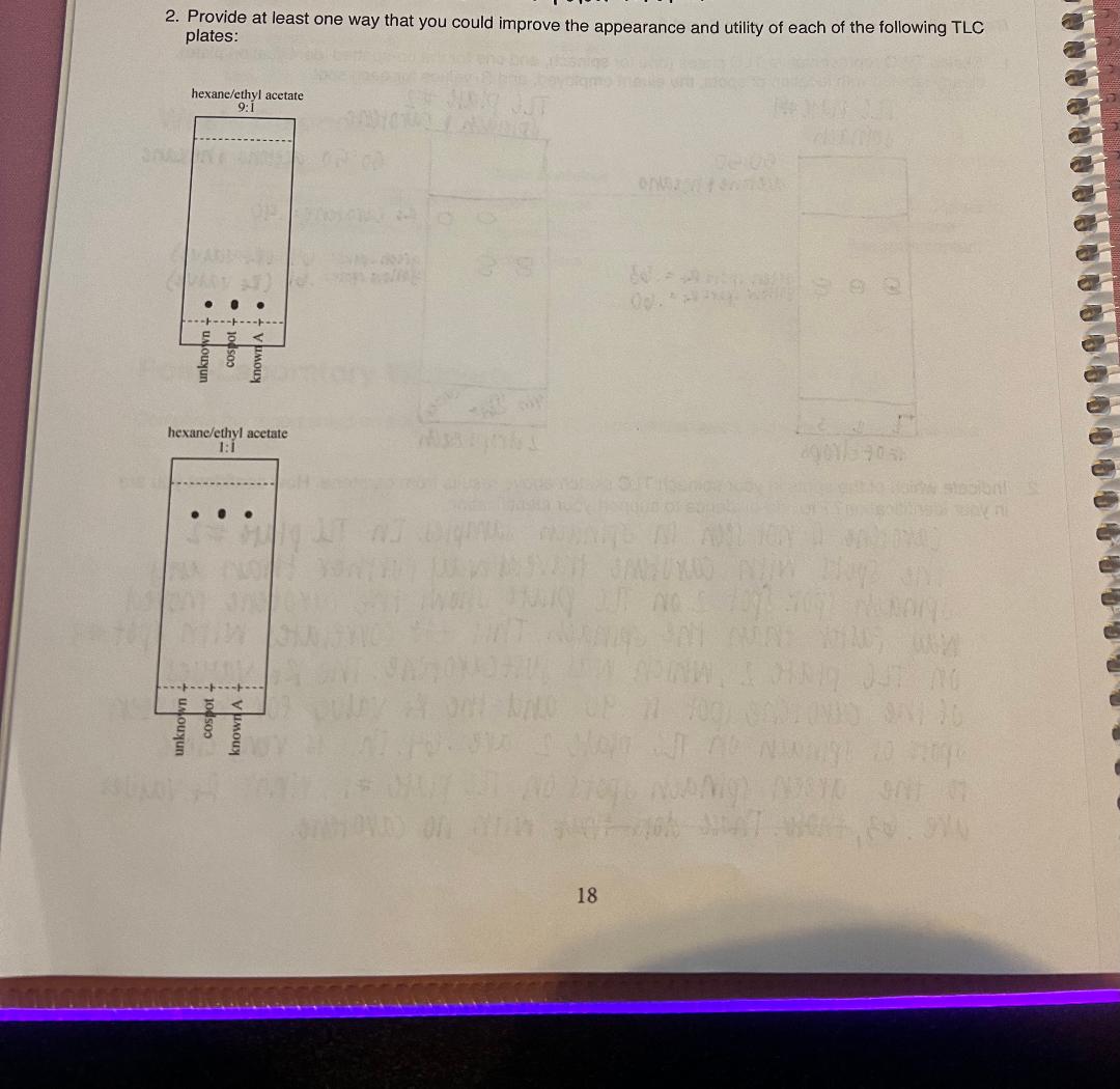 Solved Provide at least one way that you could improve the | Chegg.com