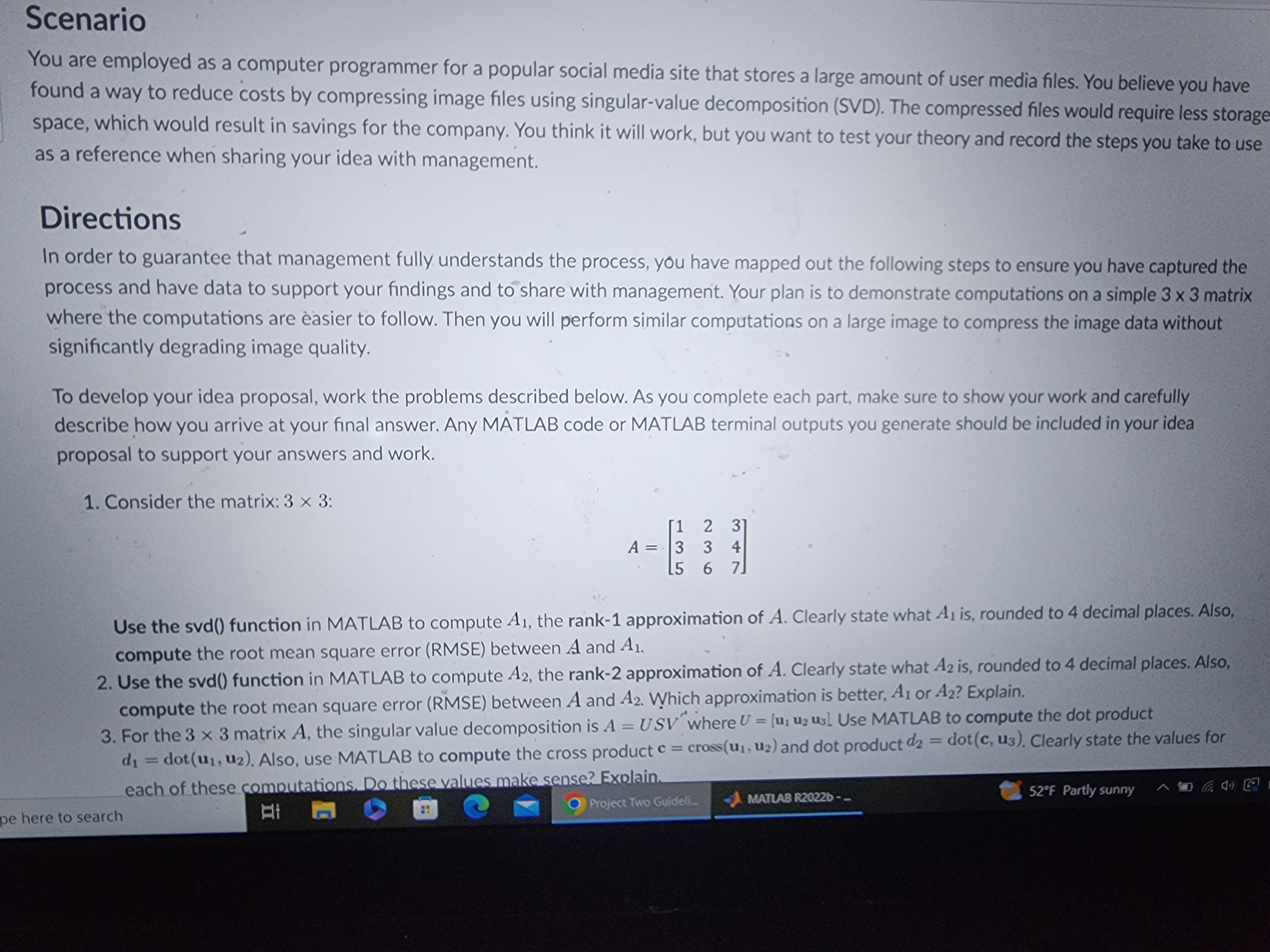 Scenario You Are Employed As A Computer Programmer 