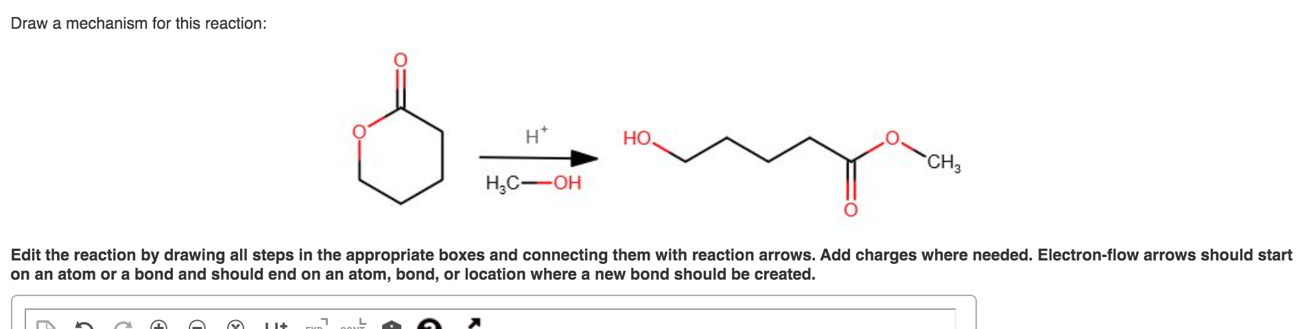 Solved Draw a mechanism for this reaction: НО, CH3 H2C-OH | Chegg.com