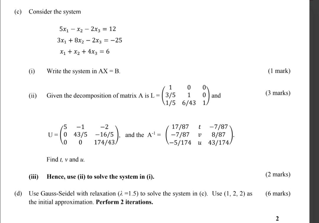 Solved Computational Methods and Statistics | Chegg.com