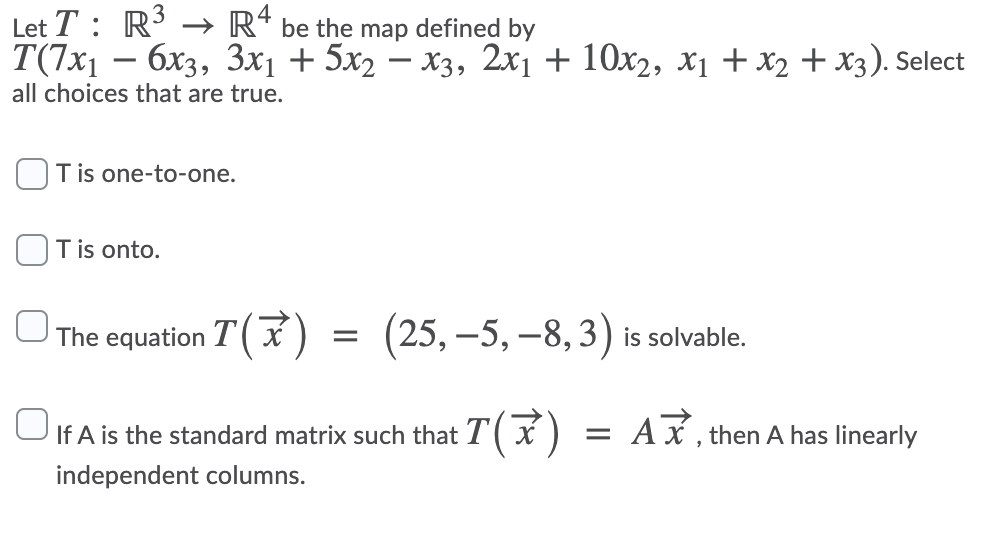 Solved Suppose that Span{v1, ..., v5) R4. Let A be the | Chegg.com
