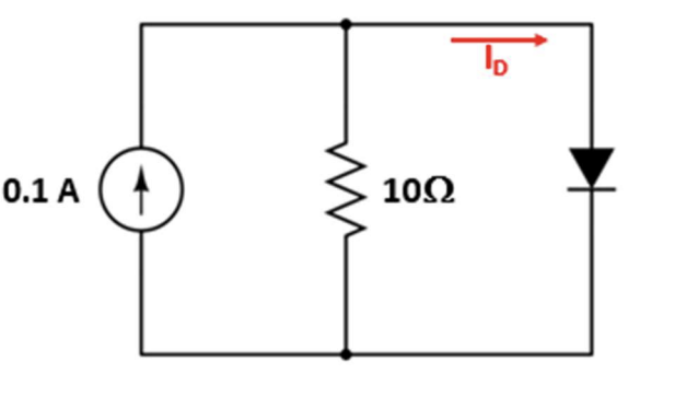 Solved The diode in the circuit shown below has a conduction | Chegg.com