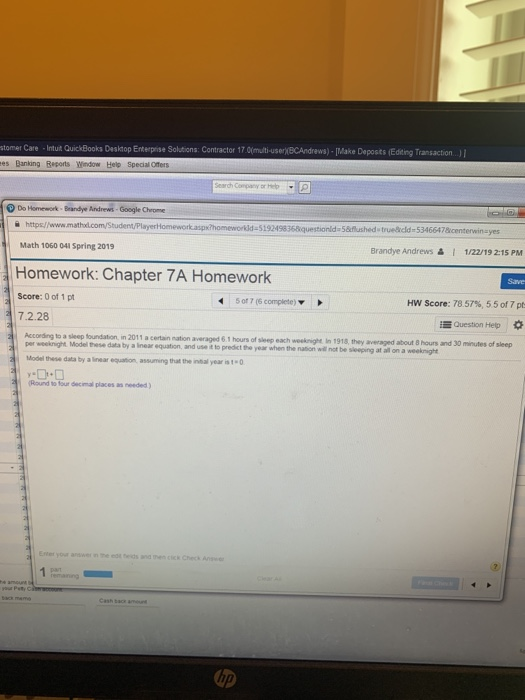 Solved tomer Care Intuit QuickBooks Desktop Enterprise | Chegg.com