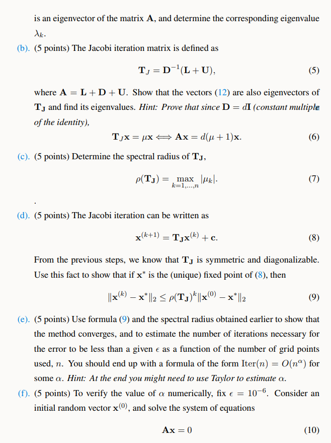 1. (40 points) When discretizing the differential | Chegg.com