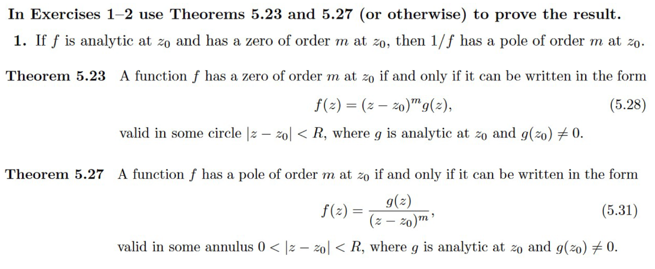 Solved In Exercises 1-2 use Theorems 5.23 and 5.27 (or | Chegg.com