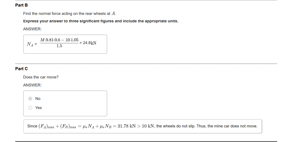 Solved Problem 8.6 Description: The automobile has a mass of | Chegg.com
