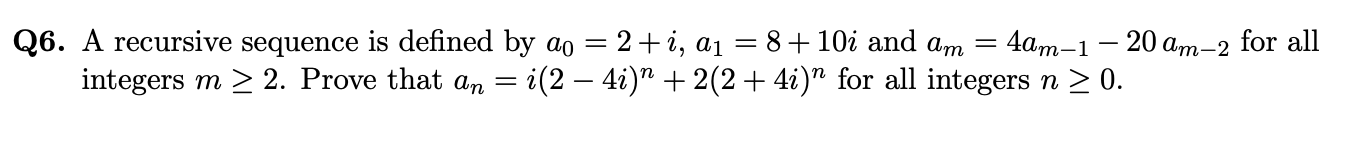 Solved 26. A recursive sequence is defined by | Chegg.com