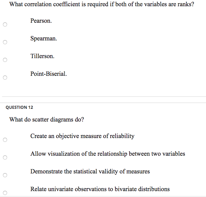 Solved What correlation coefficient is required if both of | Chegg.com