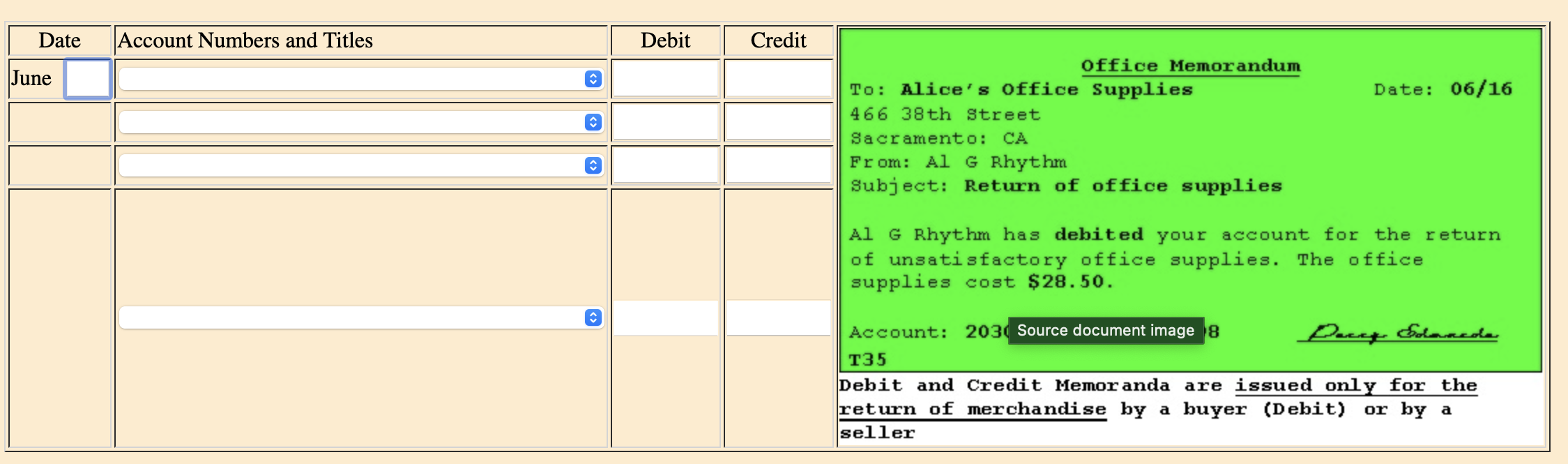 Solved Journalize the transaction according to the chart of | Chegg.com