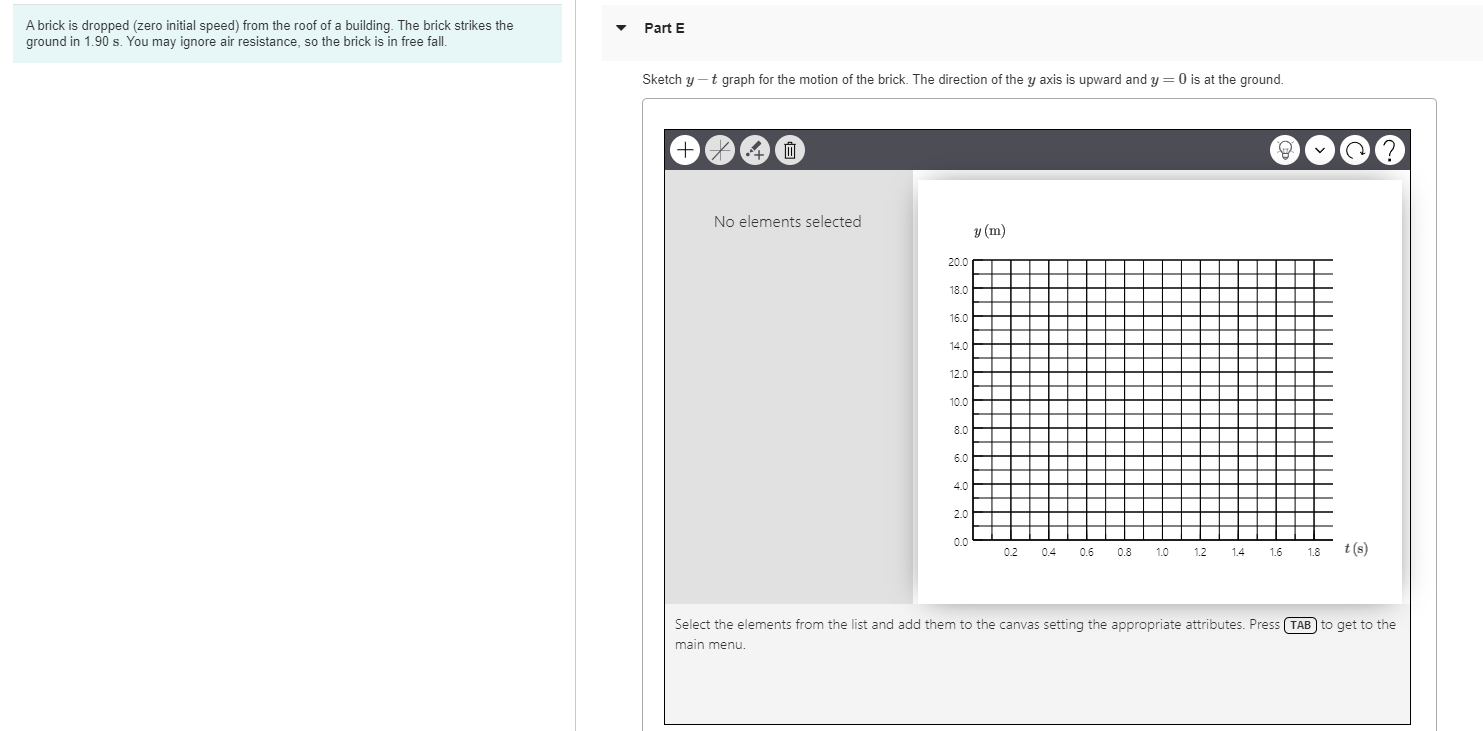 Solved Sketch ay−t graph for the motion of the brick. A | Chegg.com