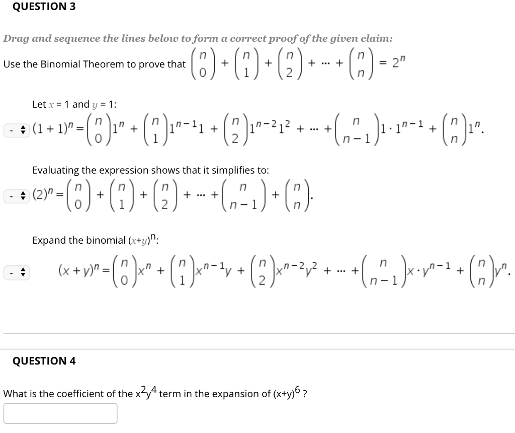 Solved QUESTION 3 Drag and sequence the lines below to form | Chegg.com