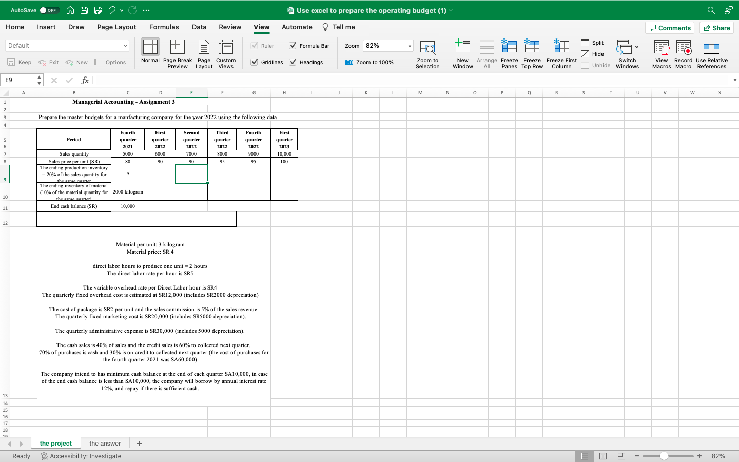 Solved AutoSave Ready x~ Accessibility: Investigate 曲 圆 | Chegg.com