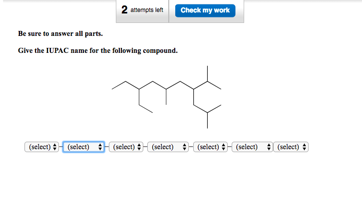 Solved 2 attempts left Check my work Be sure to answer all | Chegg.com