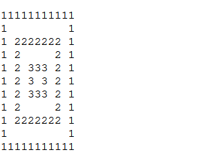 Solved i need program in python print this rectangle the | Chegg.com