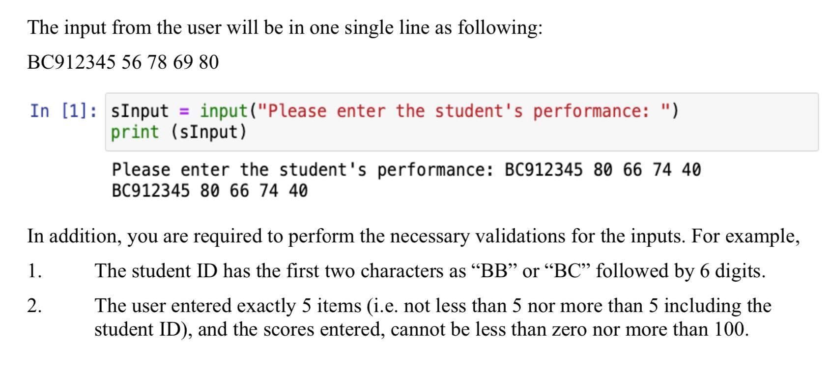 Solved Write a program that repeat for number of students | Chegg.com